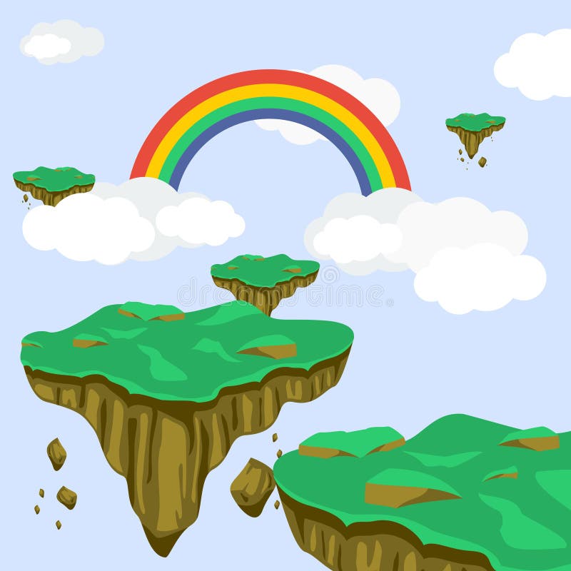 Floating Grass Land Stock Illustrations – 452 Floating Grass Land Stock ...