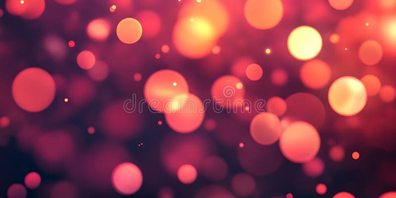Dreamy Red Bokeh Effect with Soft Glowing Lights for Romantic Visuals ...