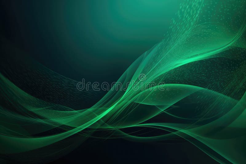Dreamy Smooth Green Abstract Background for Web and Print Design. Stock ...