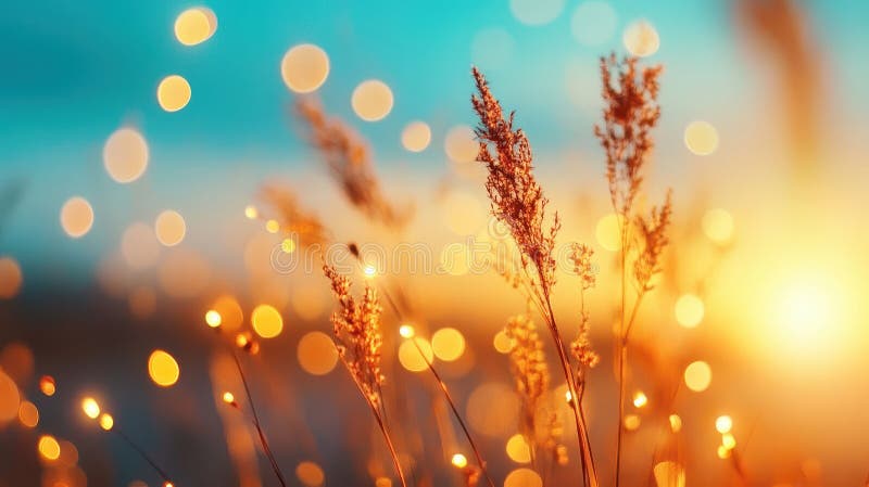 Dreamy Soft Focus Background with Light Effects Stock Illustration ...