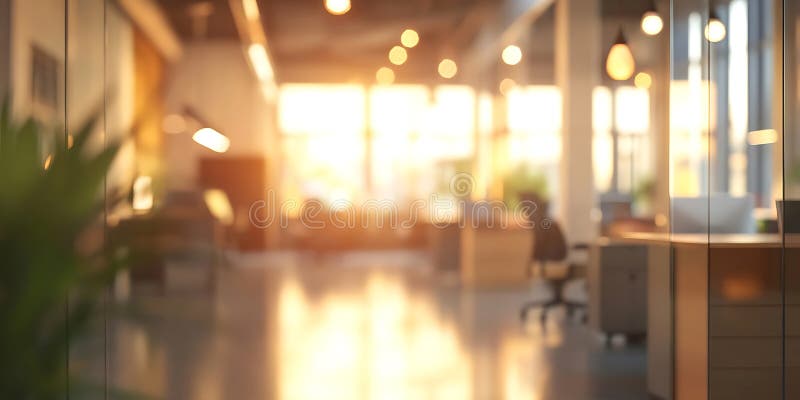 Dreamy Softly Blurred Advertising Agency Interior for Creative ...