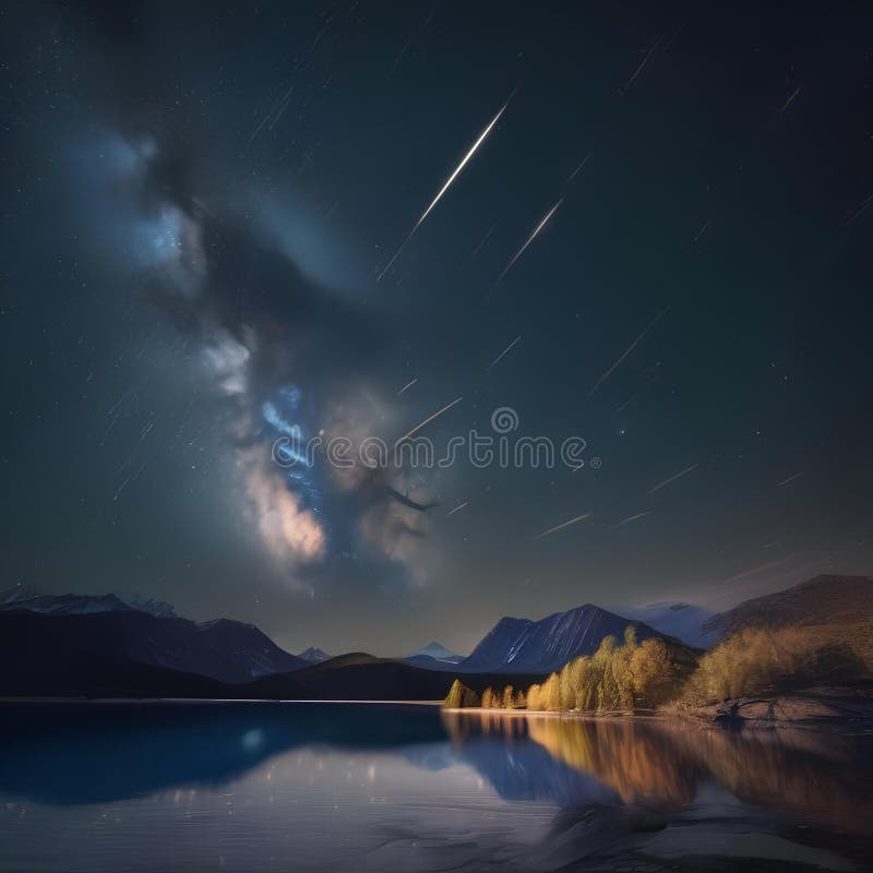 A Dreamy, Starry Night Where Constellations Take the Form of Mythical ...