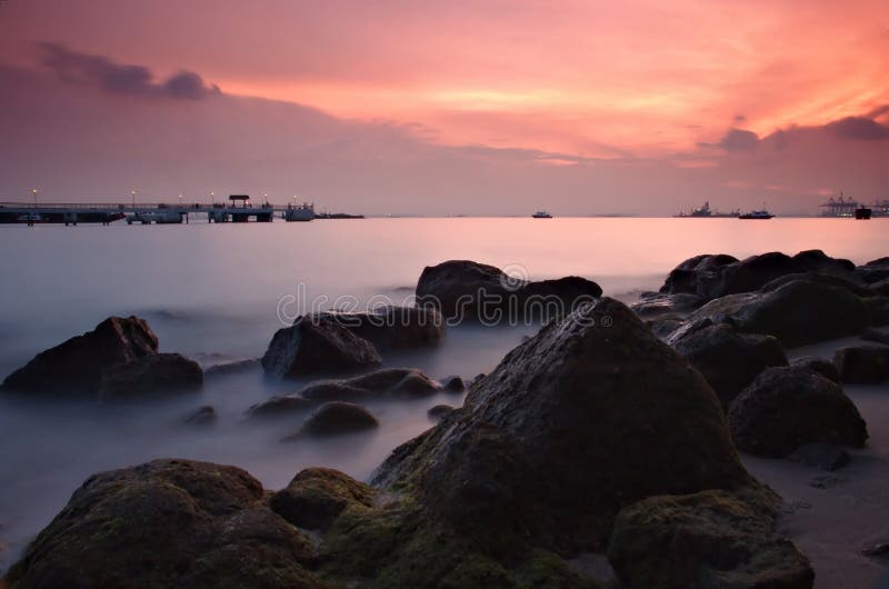 Dreamy Sunset stock image. Image of dramatic, romantic - 4842671