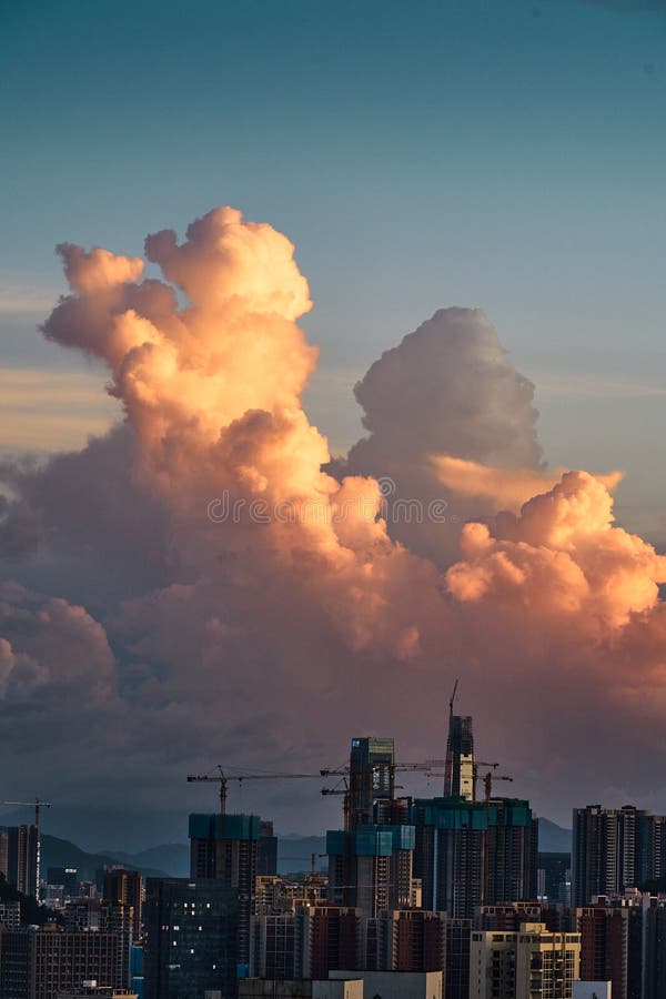 Dreamy Sunset and Sunset Scenery Stock Image - Image of quail ...