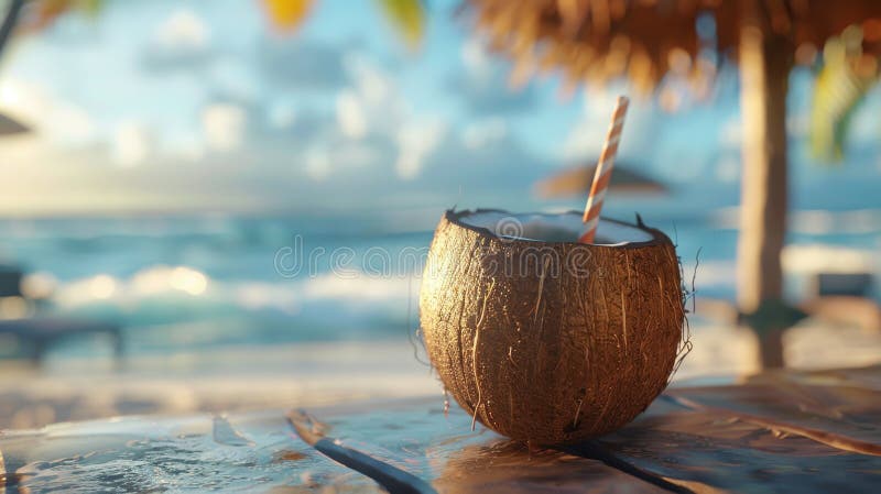 Dreamy Tropical Bar Background with Bright Light and Blurry Shapes ...