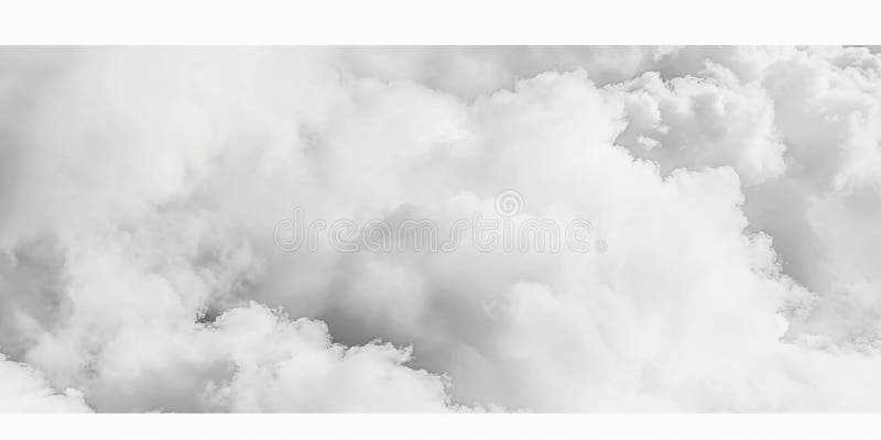 Dreamy White Clouds Background for Design Stock Illustration ...