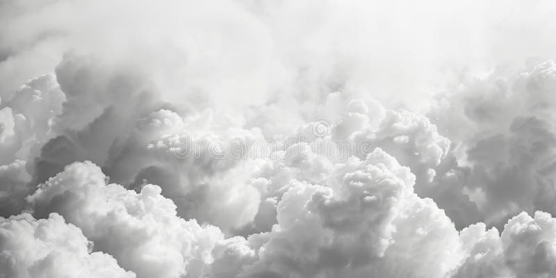 Dreamy White Clouds Background for Design Stock Illustration ...