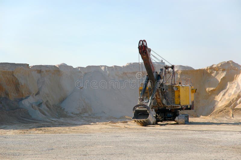 Blast in open pit stock image. Image of cast, extreme - 12663445