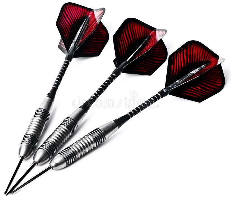 Drei rote zielende Pfeile stockfoto. Bild von verkollkommnung - 54136728