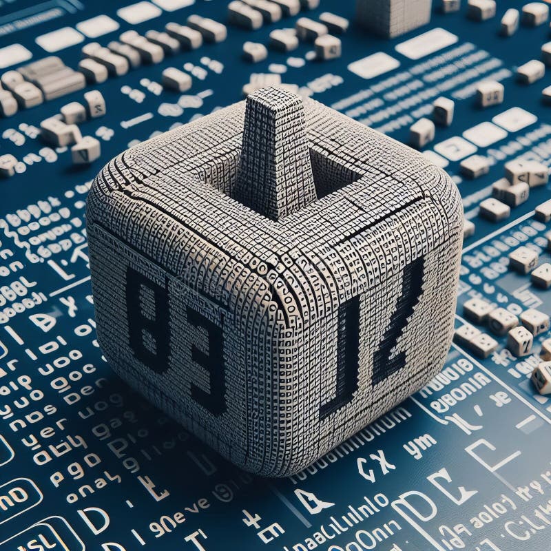 Dreidel ASCII a Text Based Representation of a Dreidel Using ASC Stock ...