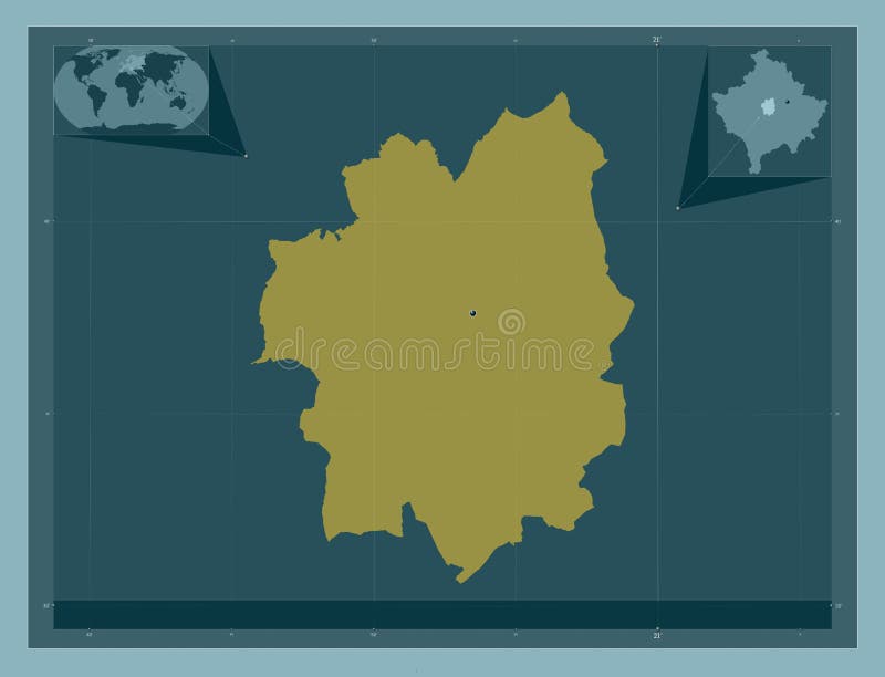 Drenas, Kosovo. Solid. Major Cities Stock Illustration - Illustration ...