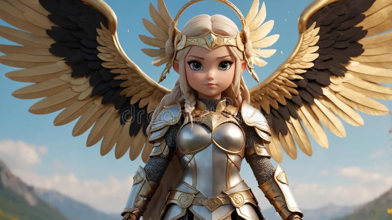 Cute Valkyrie Stock Illustrations – 91 Cute Valkyrie Stock ...