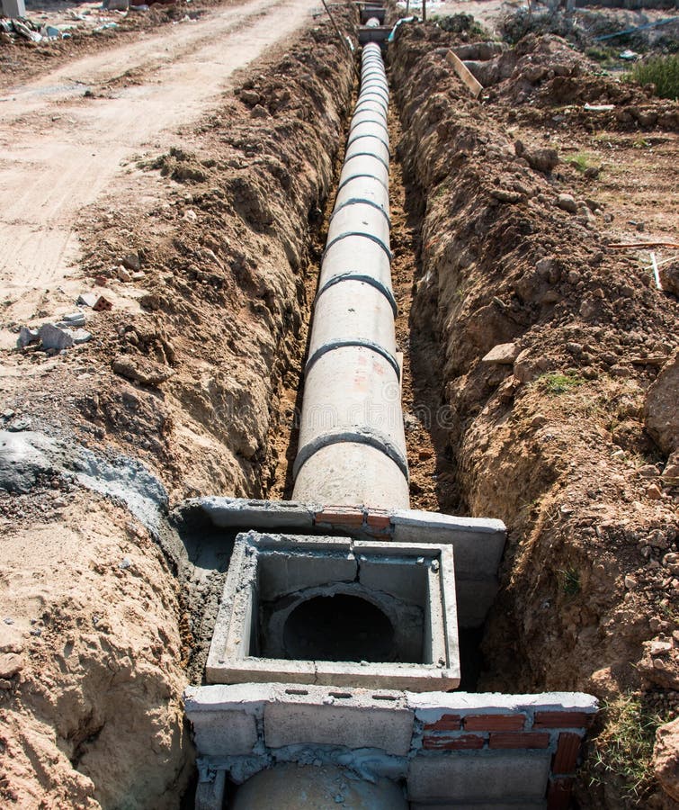 Drene En Complejo De Viviendas Foto de archivo - Imagen de sitio ...