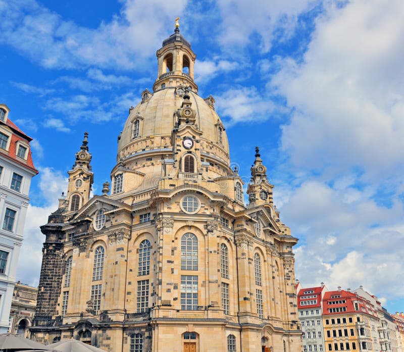 Dresden cathedral editorial stock photo. Image of baroque - 41659528