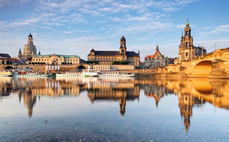 Dresden - Elbe, Germany stock image. Image of panorama - 60983039