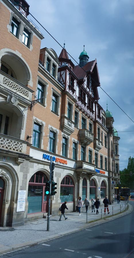 Dresden, Germany - April 22, 2024: Architecture and Historical Building ...