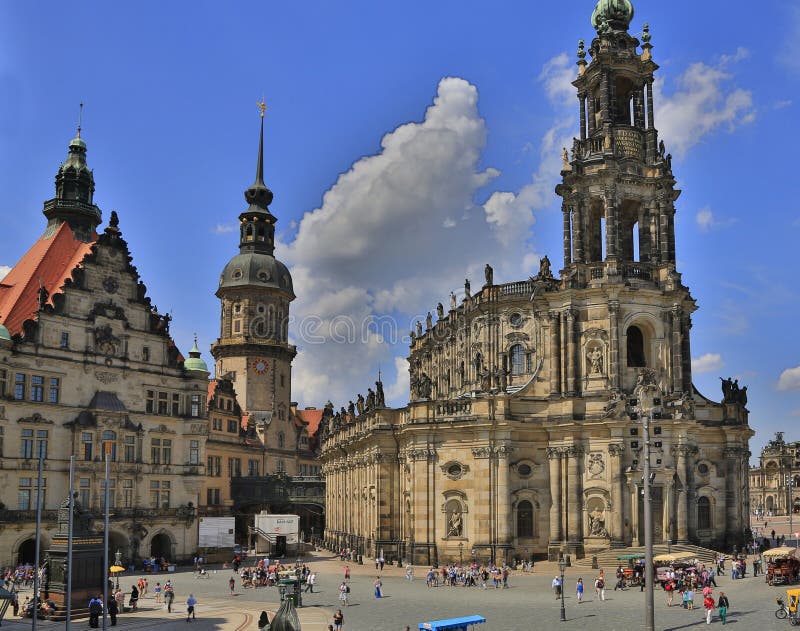Dresden, Germany, Architecture Editorial Stock Image - Image of europe ...