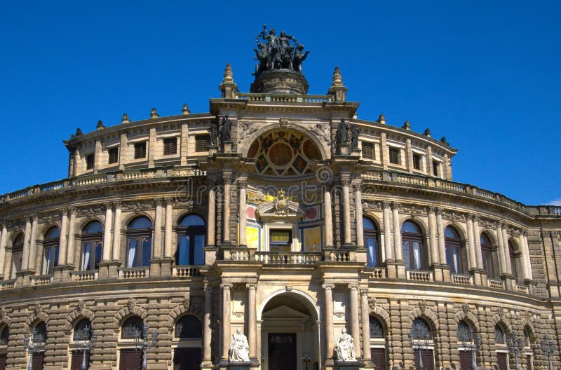 Dresden. Germany. 10 05 2025 Facade of the Famous Opera House Editorial ...