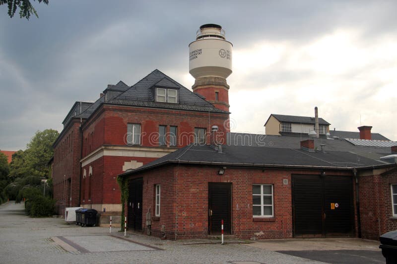 Dresden, Germany - June 27, 2023: Water Tower in the Dresden Technical ...