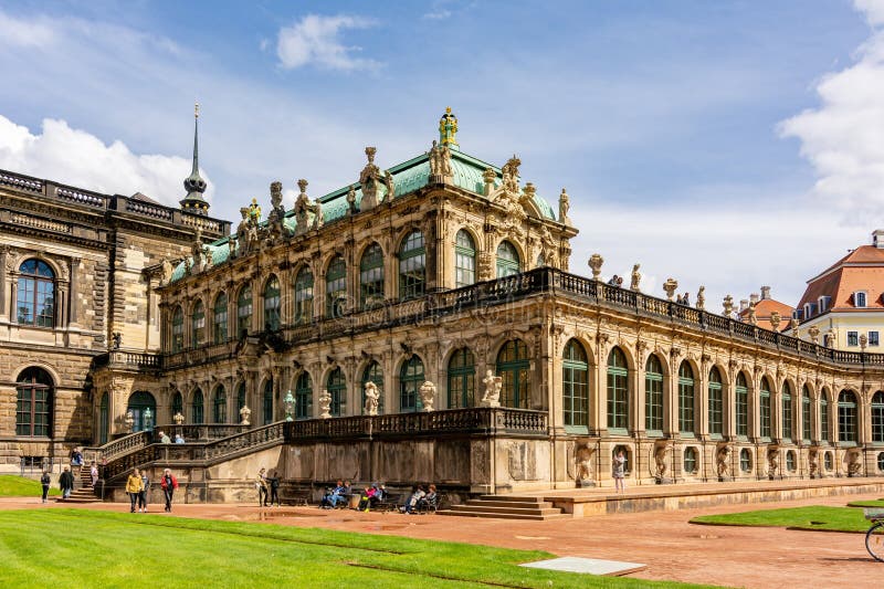 Dresden, Germany - May 2019: Dresdner Zwinger Complex in Dresden ...