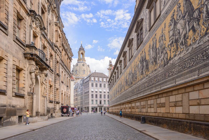 DRESDEN, GERMANY - MAY 2017: Historical Center of City Dresden ...