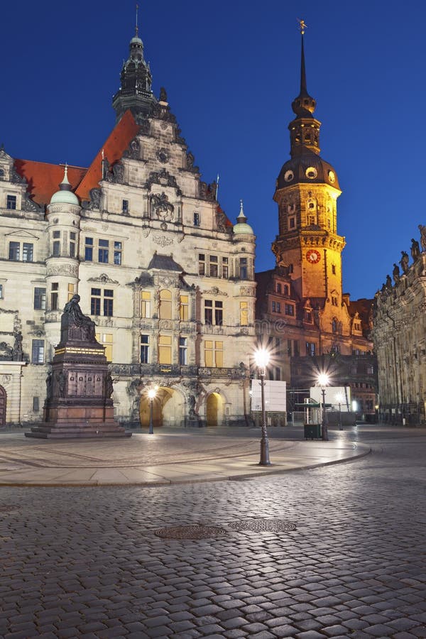 Dresden. stock image. Image of downtown, sunset, building - 42055595