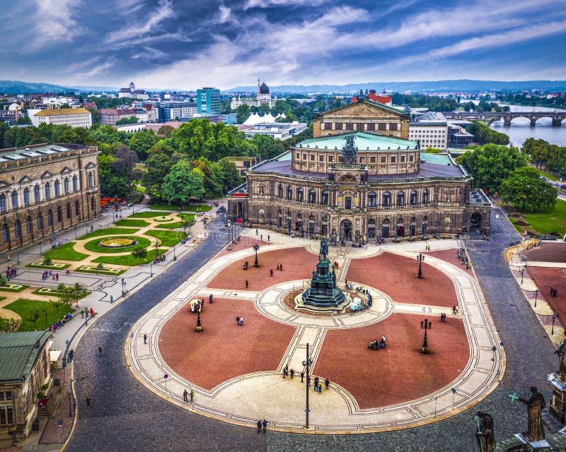Dresden Opera House stock image. Image of altstadt, opera - 38297785