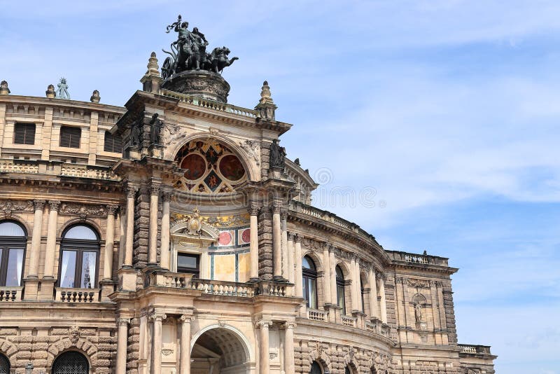 Dresden Opera, Germany stock photo. Image of monument - 169302904