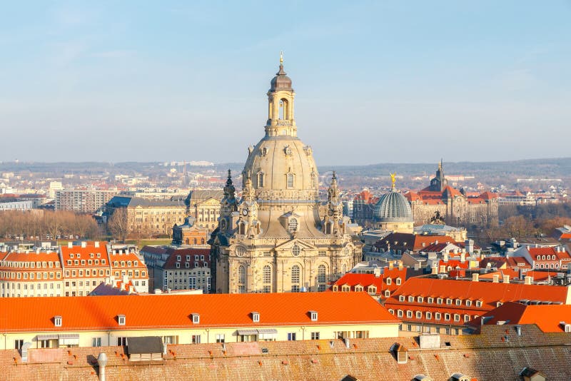 Dresden. View from above. stock photo. Image of landmark - 66632890