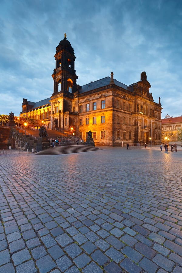 Dresden. stock photo. Image of dawn, historic, cityscape - 72100362