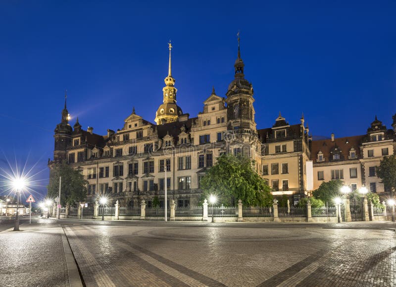 Dresdner Residenzschloss (Dresden Castle), Germany Stock Photo - Image ...