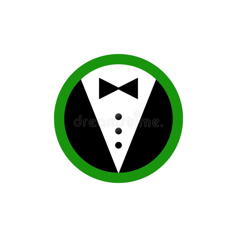 Dress Code Symbol with Green Ring Around. Stock Illustration ...