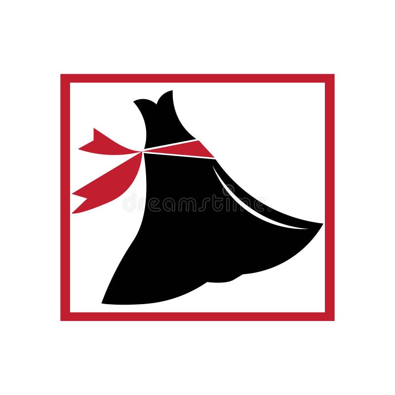 Dress Illustration Logo Vector Stock Vector - Illustration of logo ...