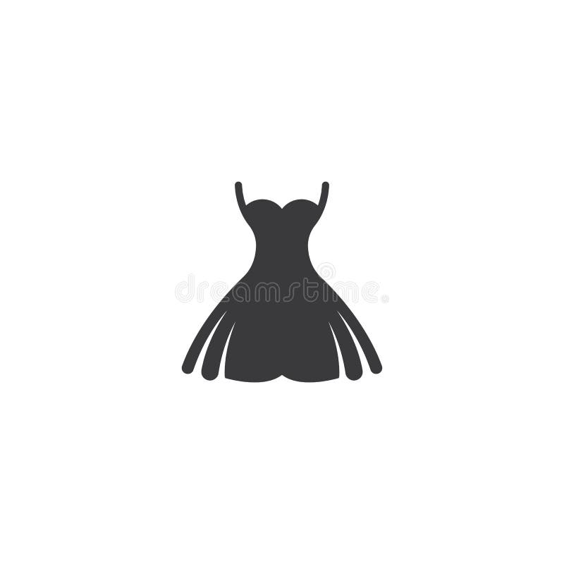 Dress Logo Vector Icon Illustration Stock Vector - Illustration of sale ...