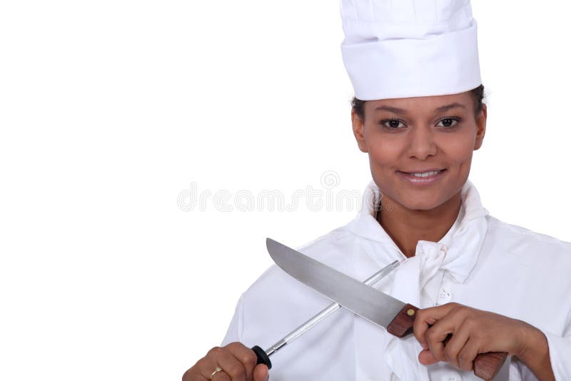 Dressed as a cook stock image. Image of wedding, eyes - 35200929