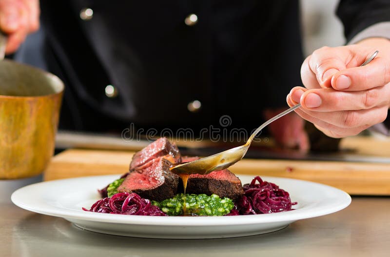 Dressed Food, Fish Chips, is Ready To Eat Stock Photo - Image of dish ...