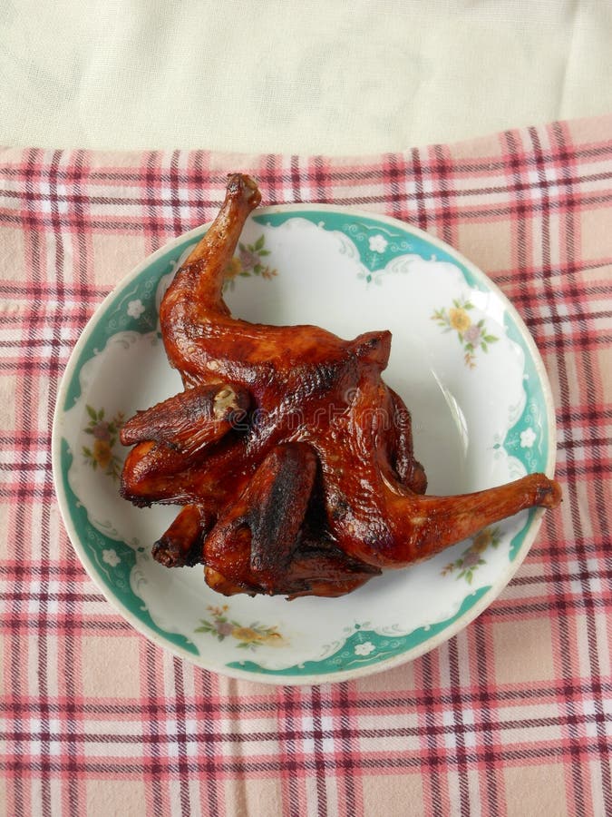 Dressed Roast Squab in Soy Sauce Stock Photo - Image of food, bird ...