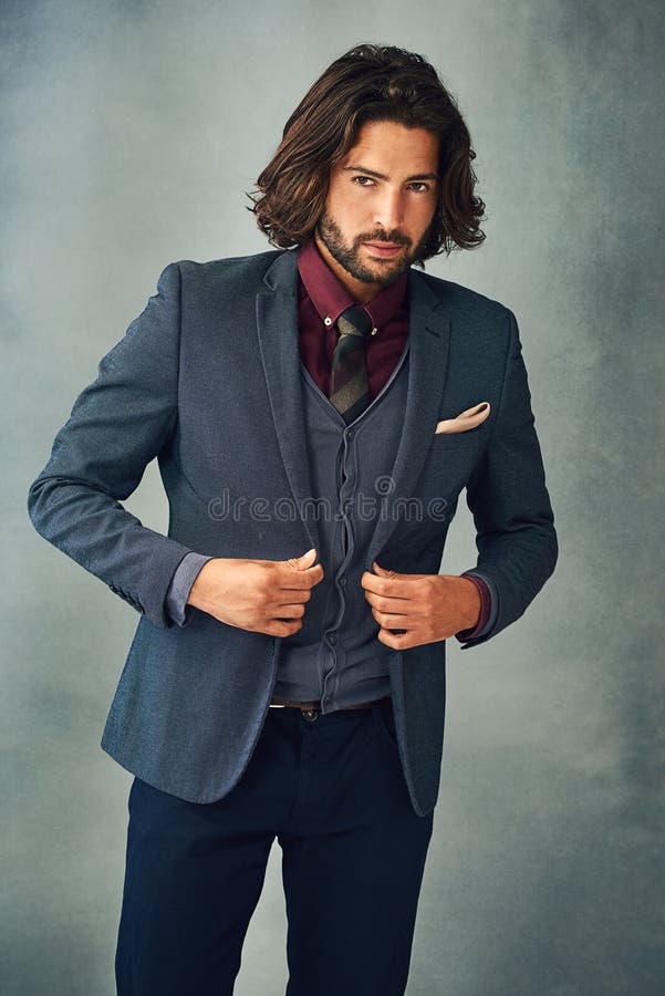 Dressed for Success. Studio Portrait of a Handsome and Stylish Young ...
