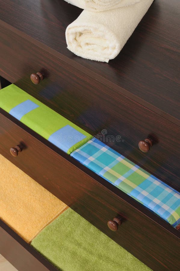 Dresser. stock image. Image of storage, organizer, brown - 13344381