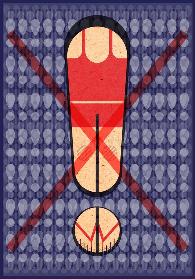 Dressing code rules stock illustration. Illustration of exclamation ...