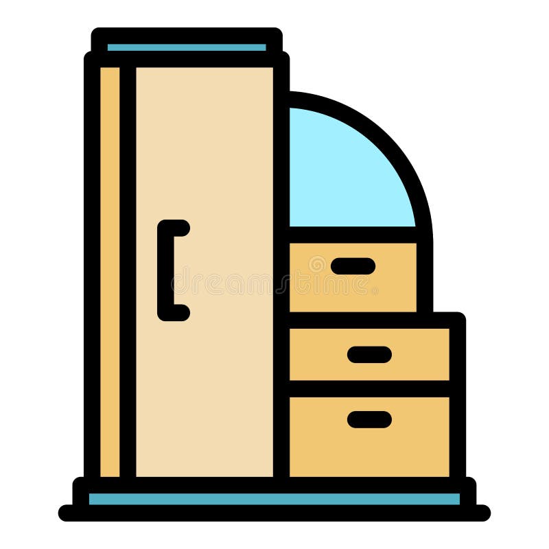 Dressing Room Icon Color Outline Vector Stock Vector - Illustration of ... Dressing Room Icon Color Outline Vector Stock Vector - Illustration of ...