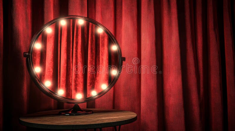 A Dressing Room for Performers, Situated Backstage at the Theater ...