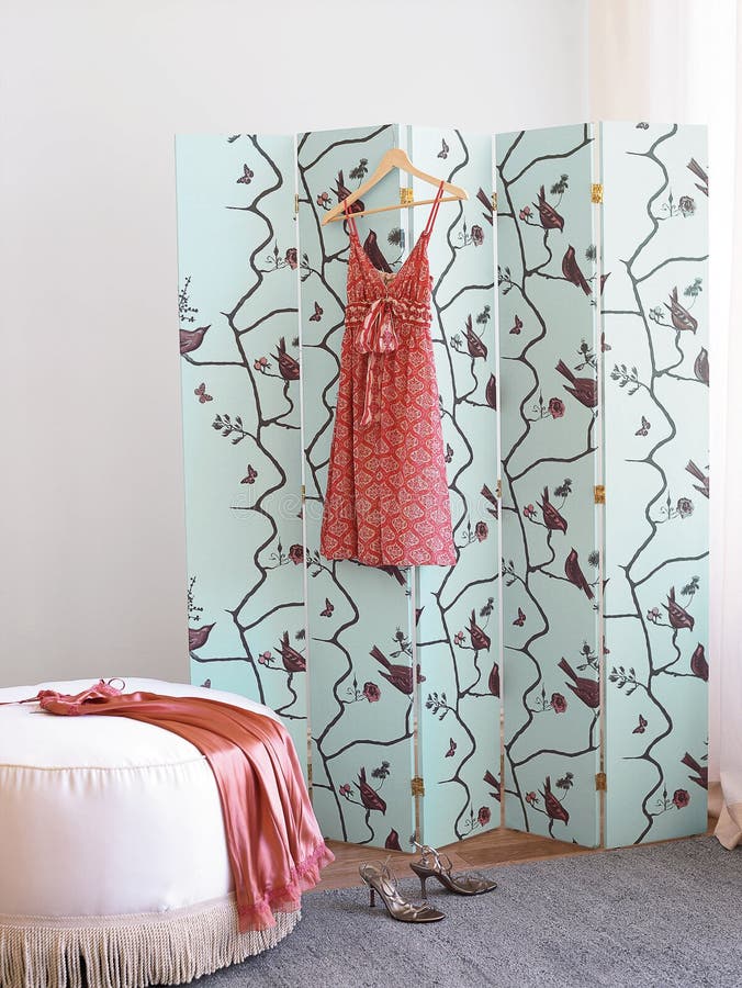 Dressing screen stock image. Image of comfortable, illumination - 12398965