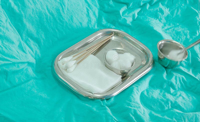 Dressing set for wound stock photo. Image of tool, clean - 113463970