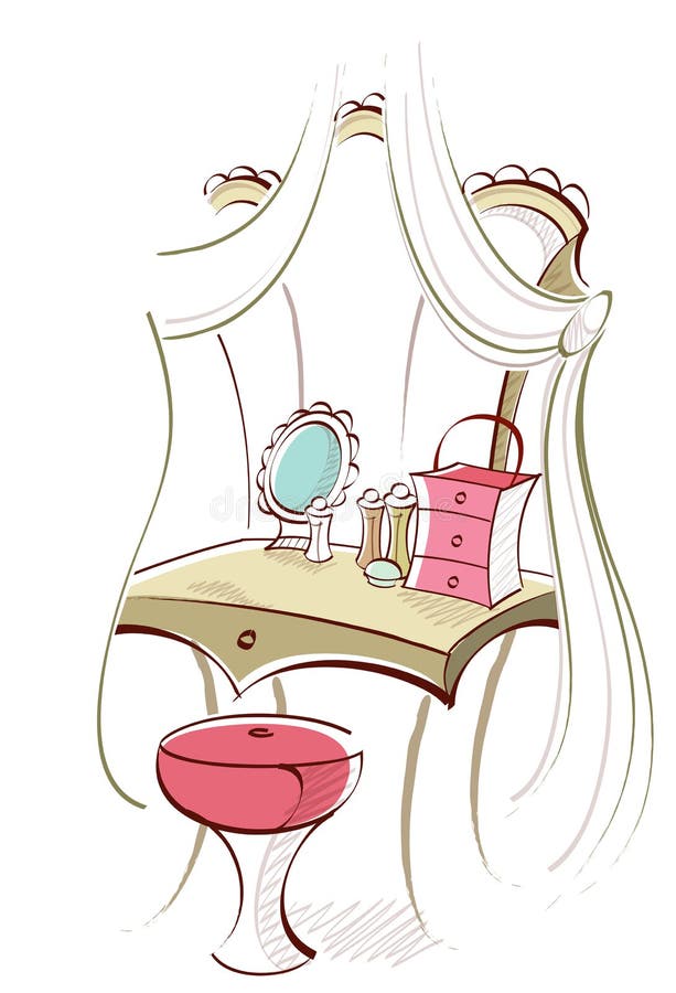 View Dressing Table Stock Illustrations – 326 View Dressing Table Stock ...