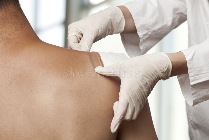 Dressing the wound stock image. Image of infirmary, care - 45703217