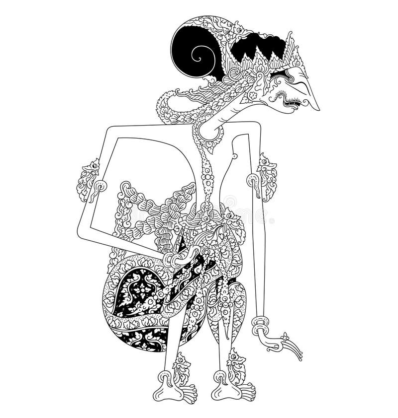 Duswanta stock vector. Illustration of kurawa, drestayumna - 91530312