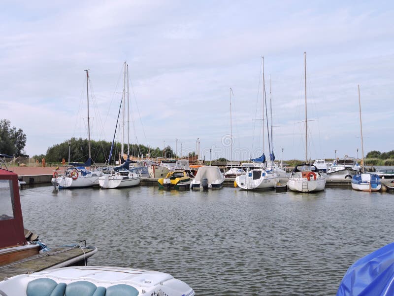 Dreverna Marina, Lithuania editorial photography. Image of lagoon ...
