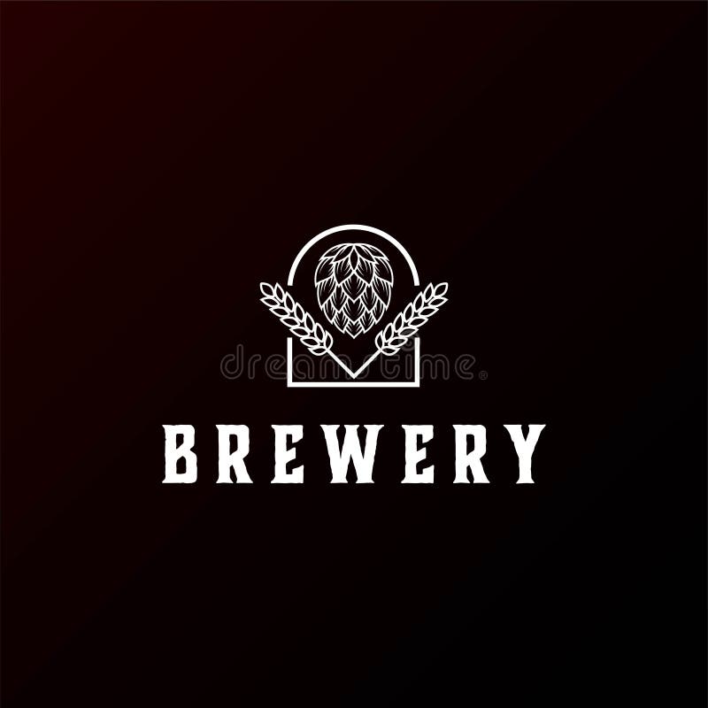 Modern Malt for Ale Beer Brewery Logo Design Vector Stock Vector ...