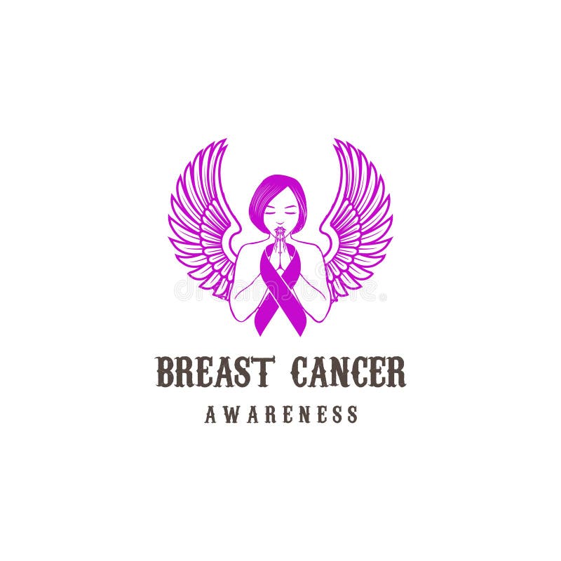 Angel Cancer Ribbon Stock Illustrations – 49 Angel Cancer Ribbon Stock ...